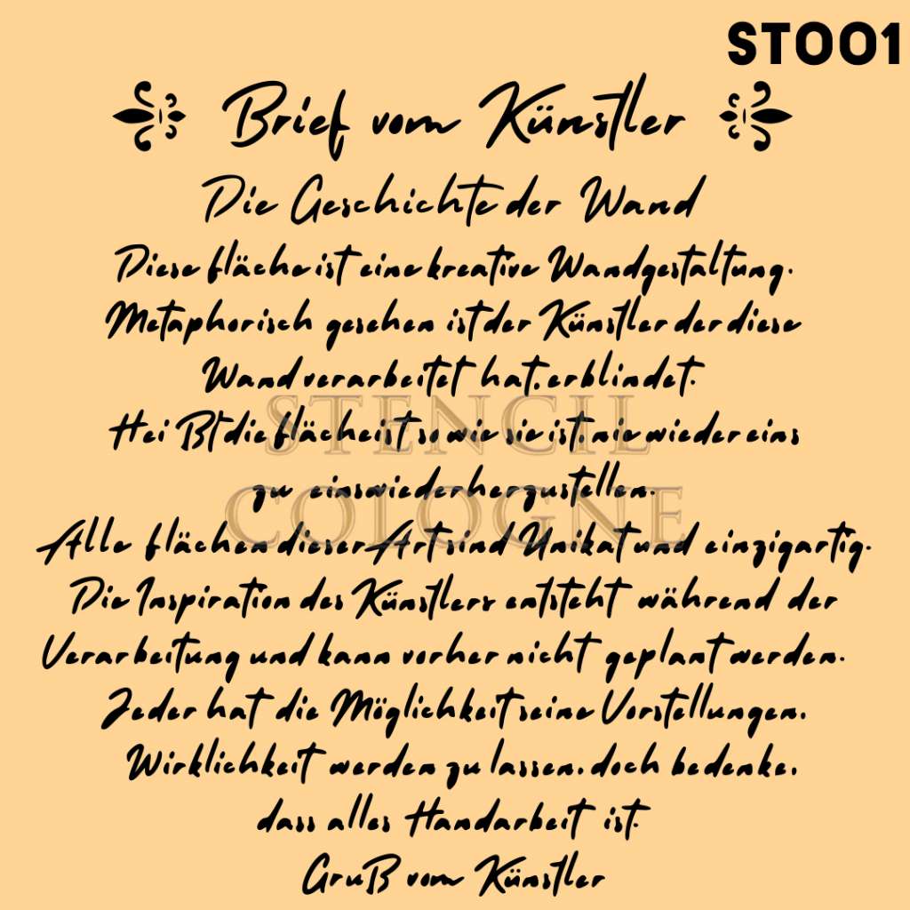 Stencil-Cologne - Ihr Online-Shop für Schablonen